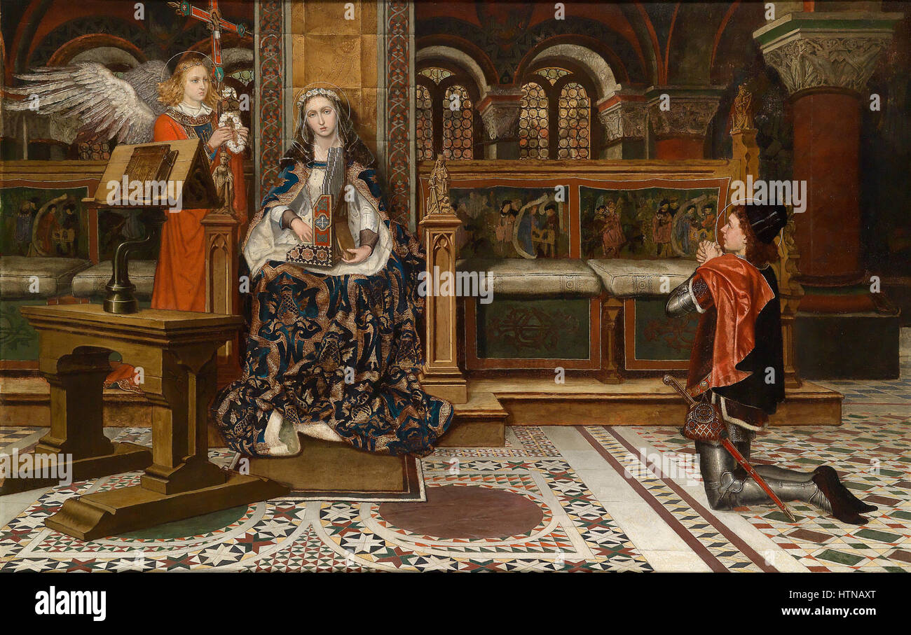'Heilige Cecilia und Valerian' by Juliaan Joseph de Vriendt depicts the ...