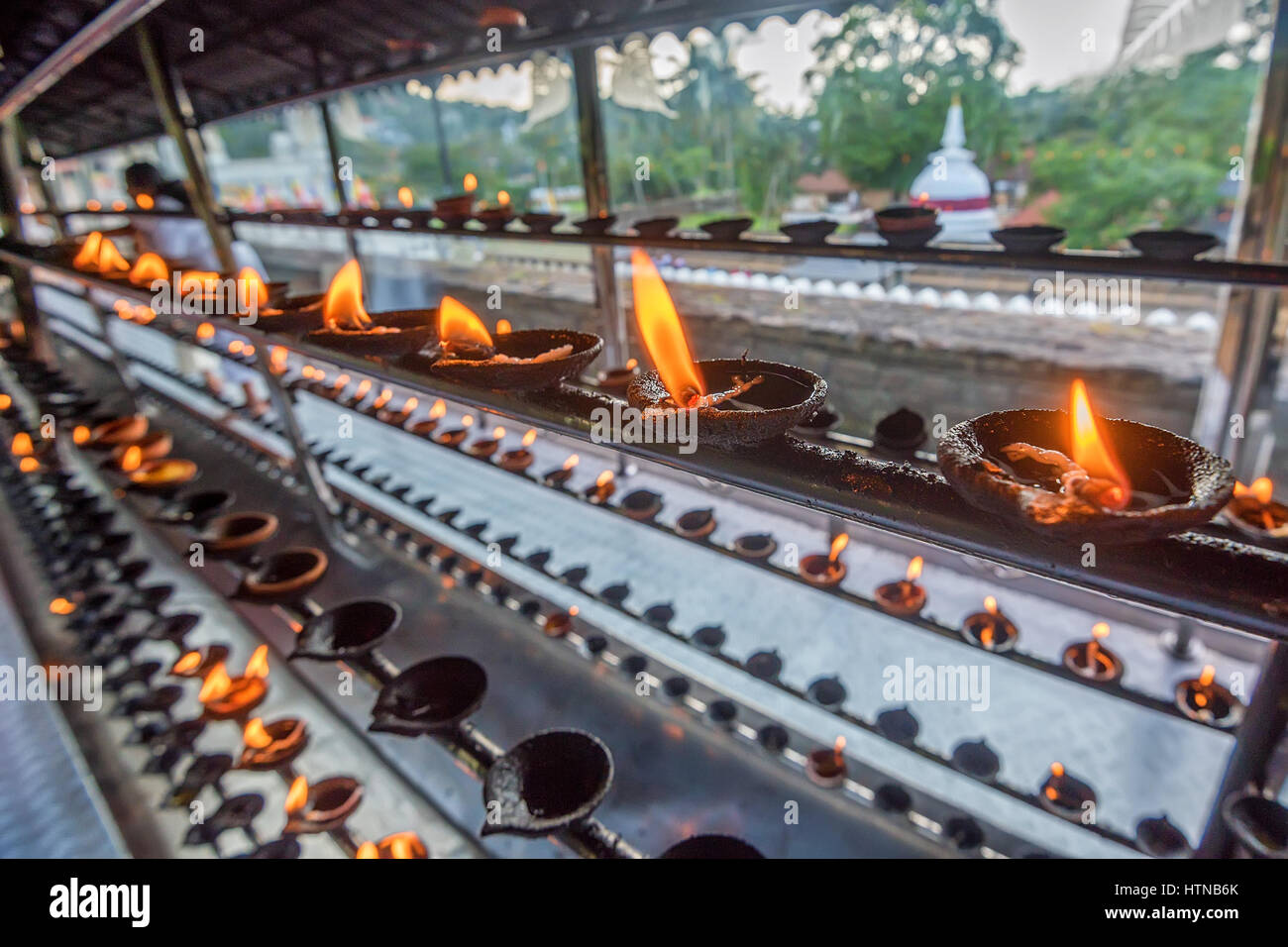 Coconut oil lamp hi-res stock photography and images - Alamy