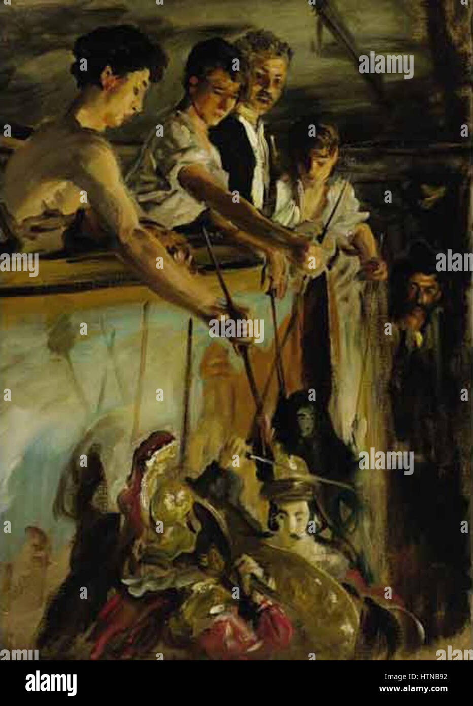 John Singer Sargent’s 'Marionettes' (1903) captures the whimsical and ...