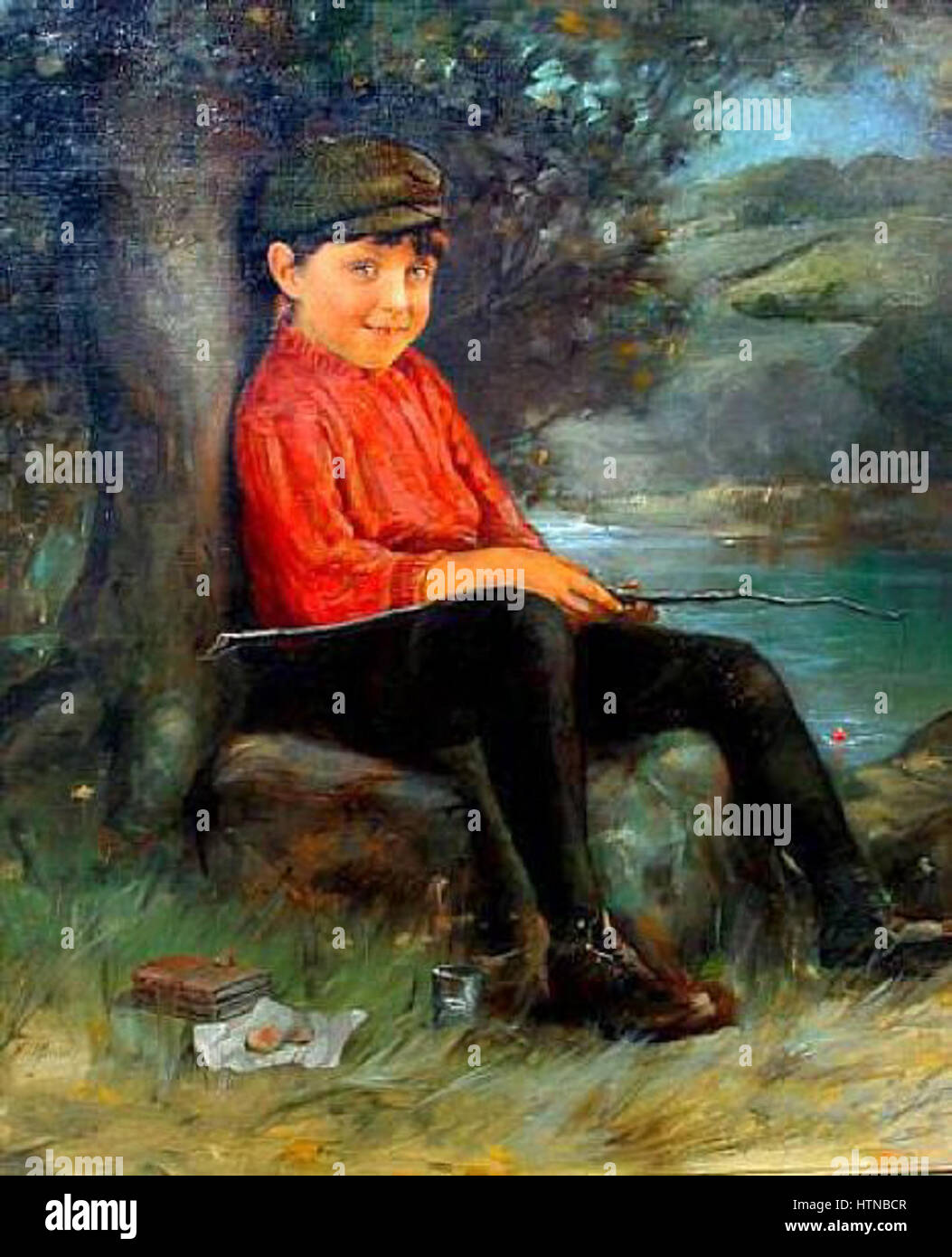 Karl Witkowski - Waiting for a Bite Stock Photo - Alamy