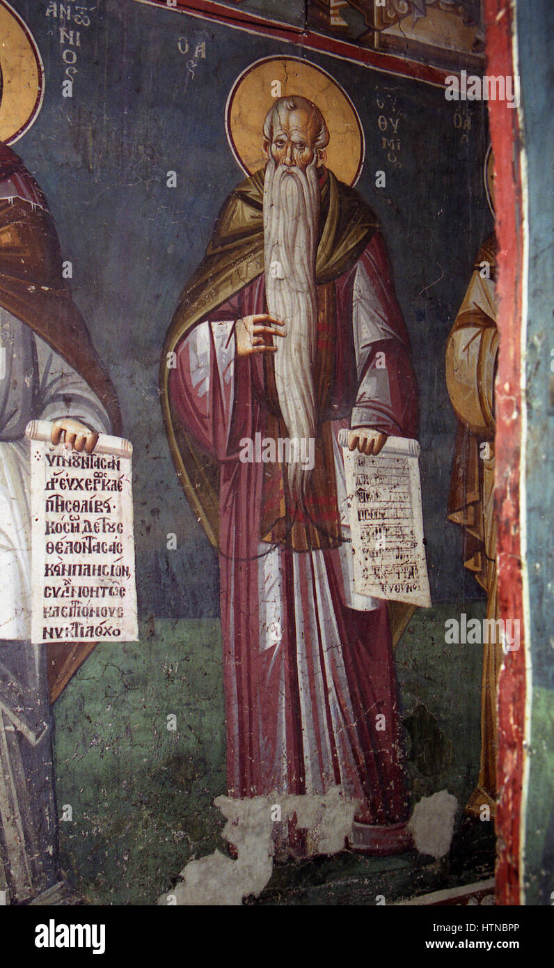 The paintings in the Church of the Theotokos Peribleptos of Ohrid ...