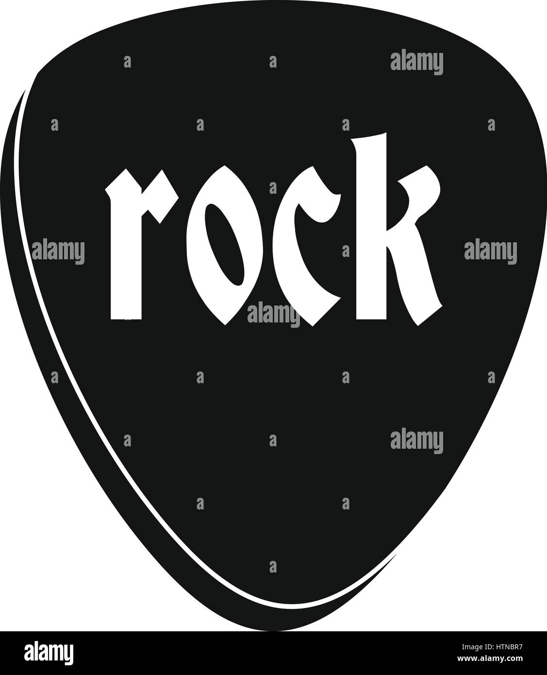 Rock stone icon. Simple illustration of rock stone vector icon for web ...