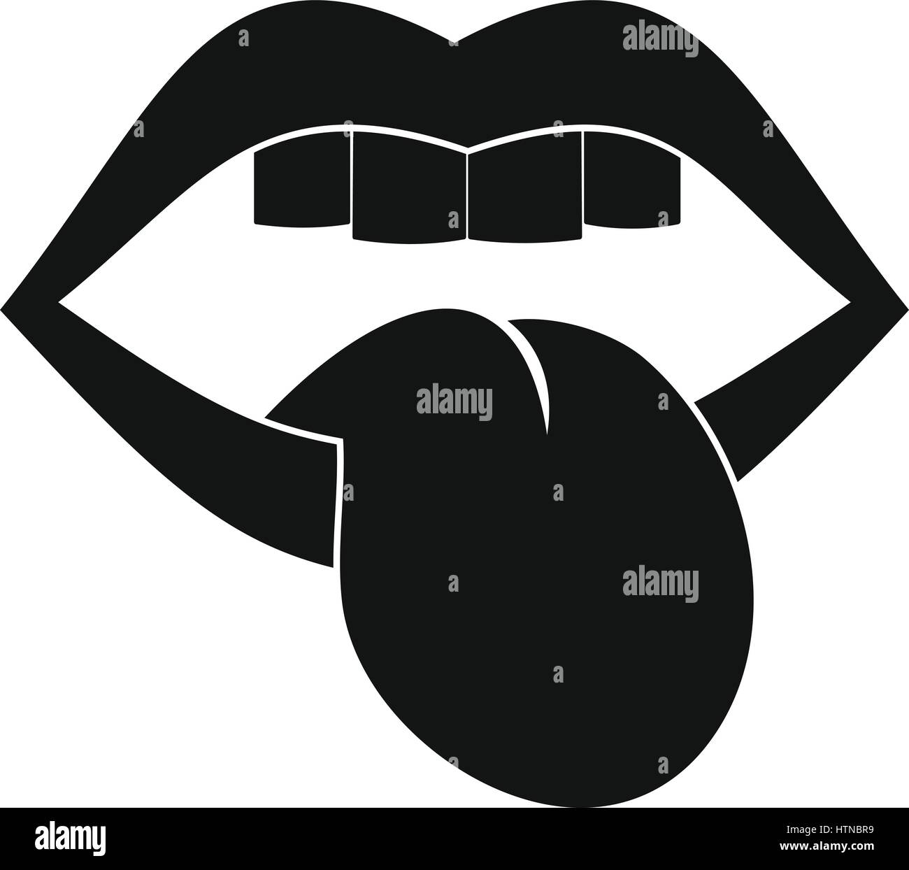 Rock emblem icon. Simple illustration of rock emblem vector icon for ...