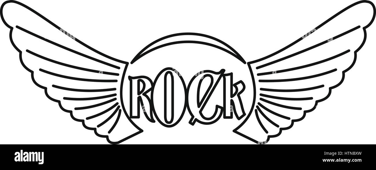 Rock icon. Outline illustration of rock vector icon for web Stock ...