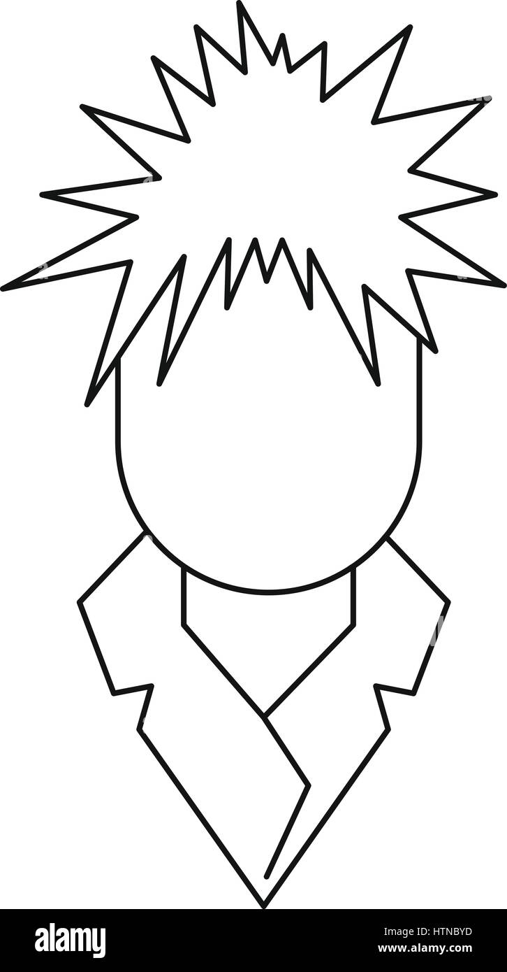 Singer icon. Outline illustration of singer vector icon for web Stock ...