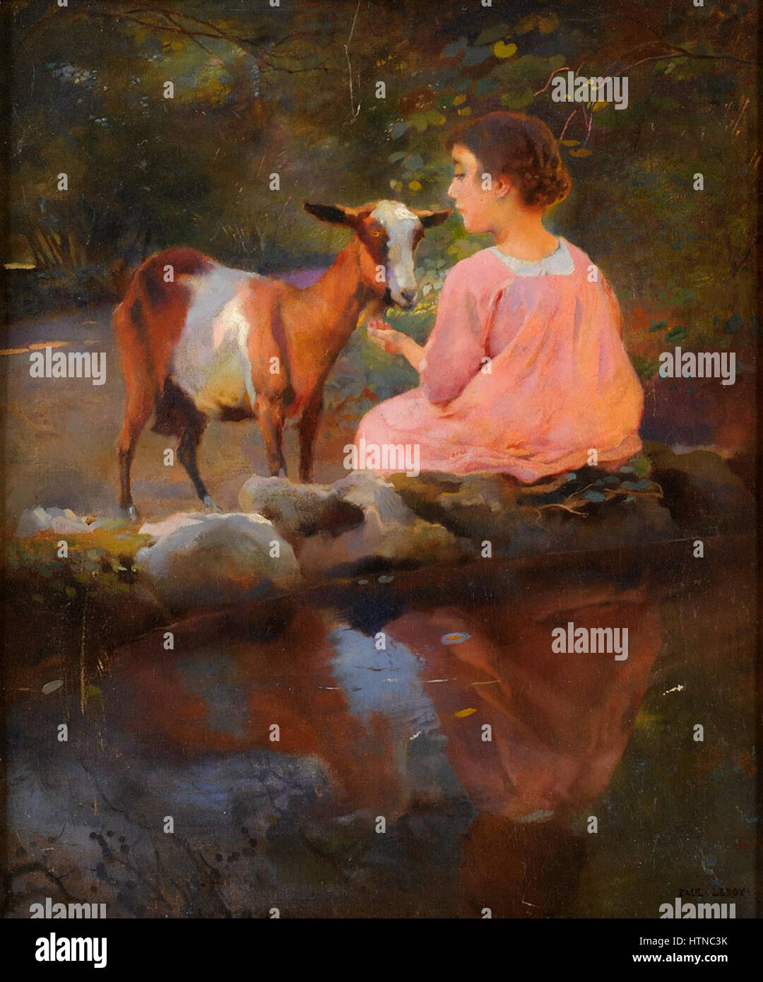 Paul Alexander Leroy A la Fontaine 1901 Stock Photo - Alamy