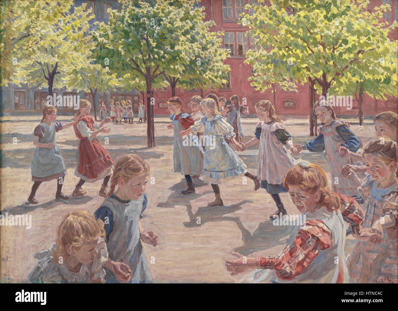 Peter Hansen - Playing Children, Enghave Square - Google Art Project ...