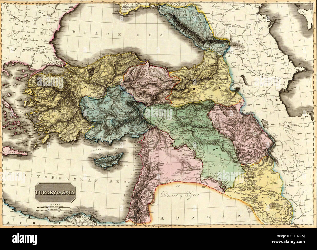 Pinkerton, John. Turkey in Asia. 1813 (A Stock Photo - Alamy