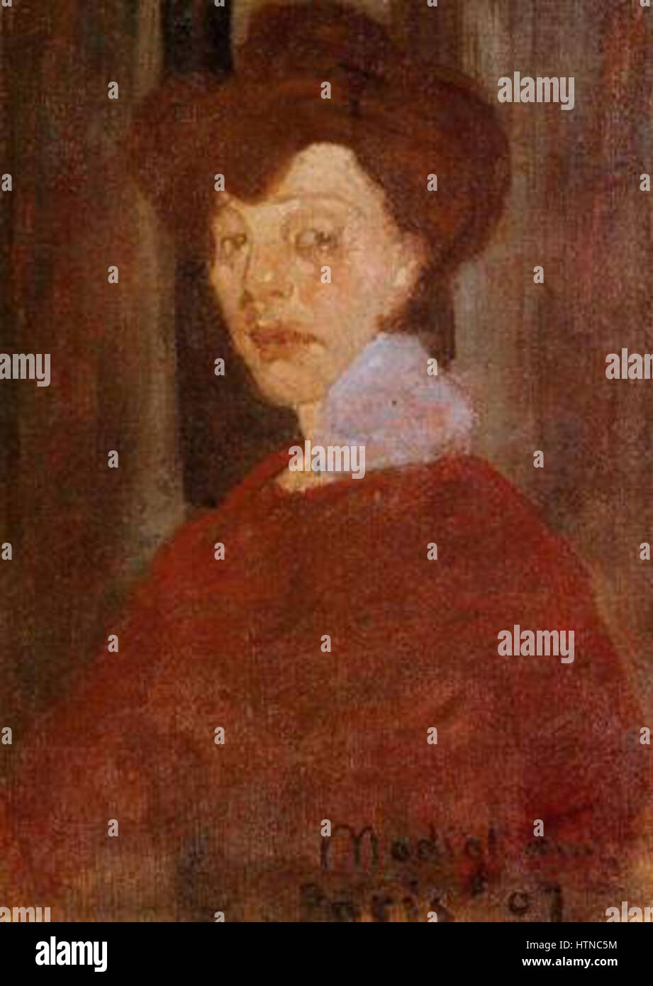 Portrait of a Woman 1907 Stock Photo - Alamy
