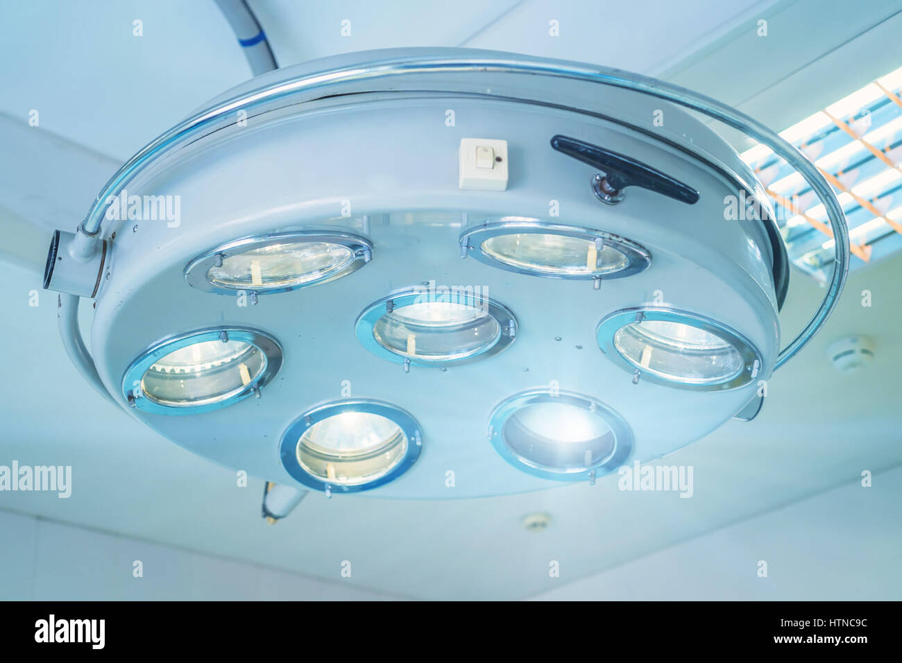 Modern surgical lamp in operating-room of hospital Stock Photo - Alamy