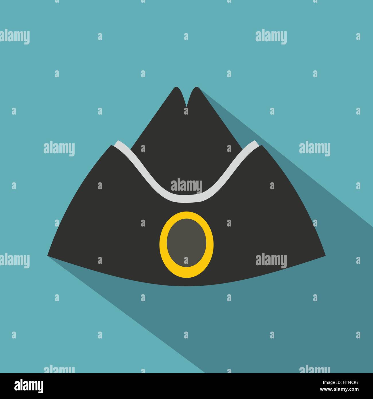 Forage cap icon. Flat illustration of forage cap vector icon for web ...