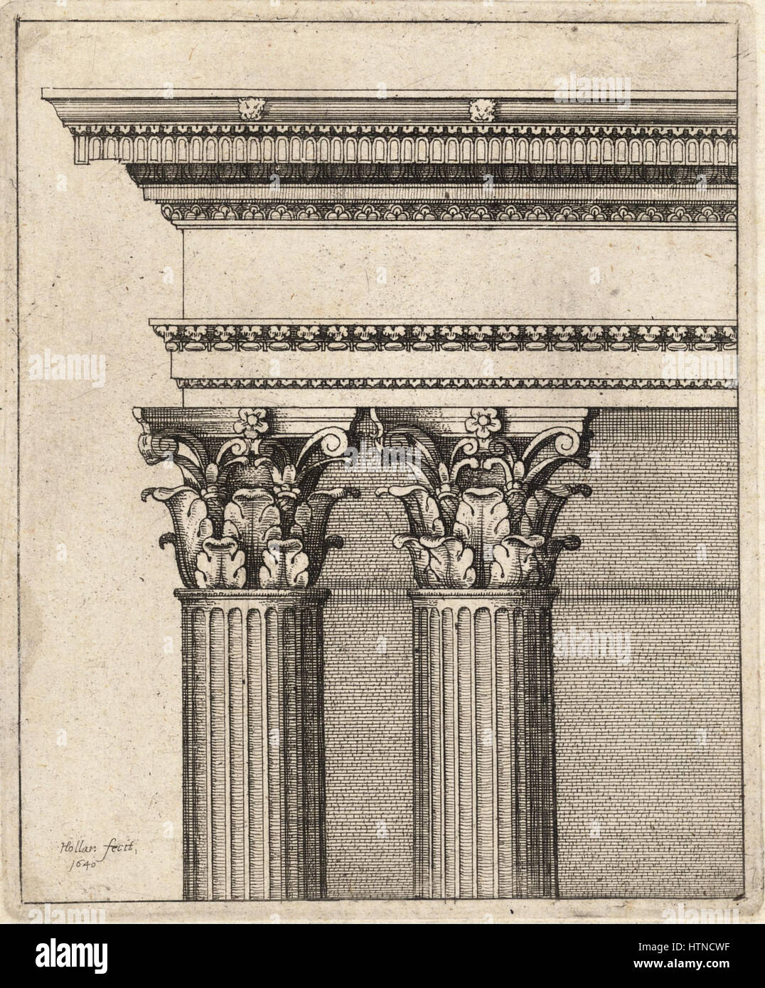 Detail of entablature hi-res stock photography and images - Alamy