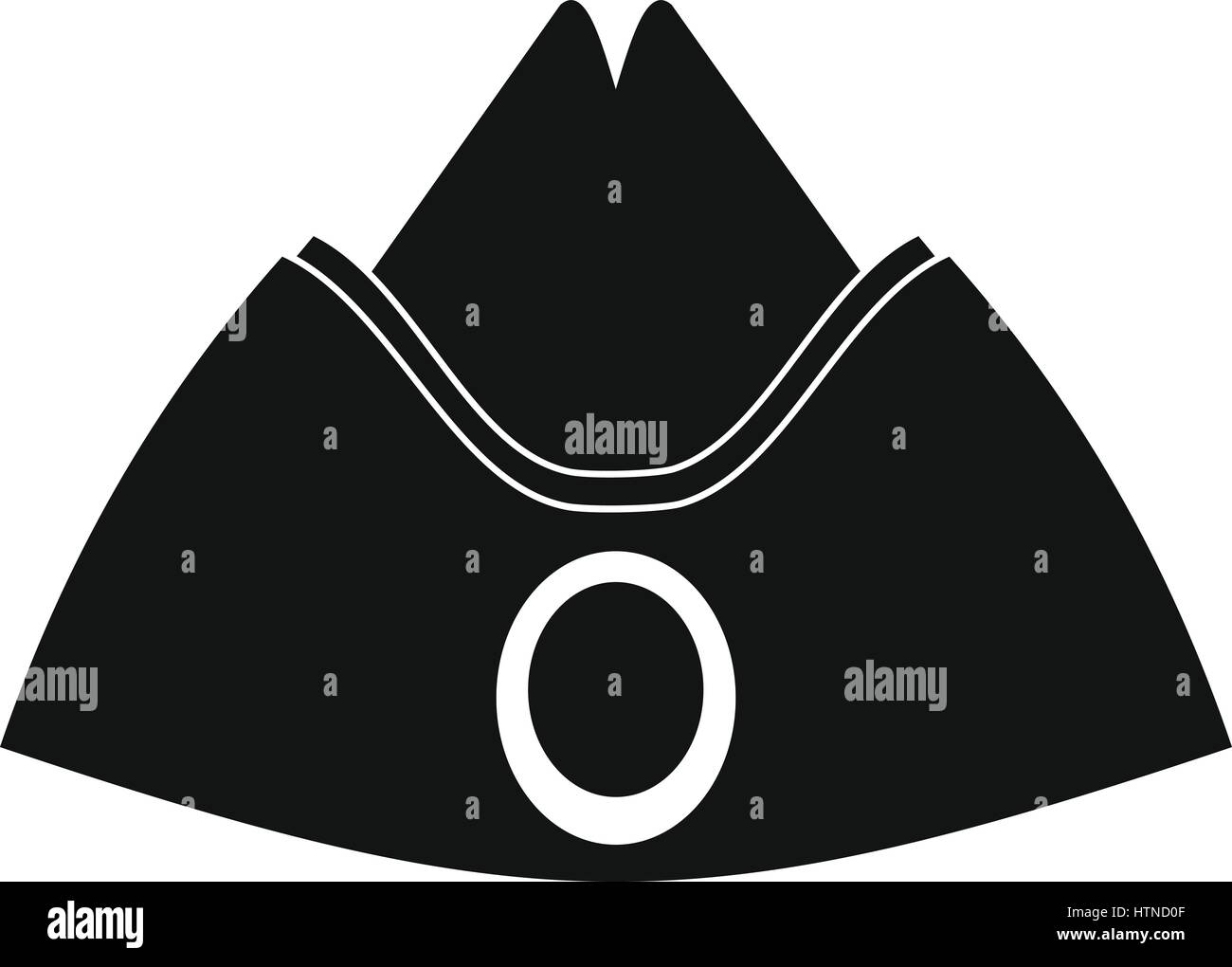 Forage cap icon. Simple illustration of forage cap vector icon for web ...