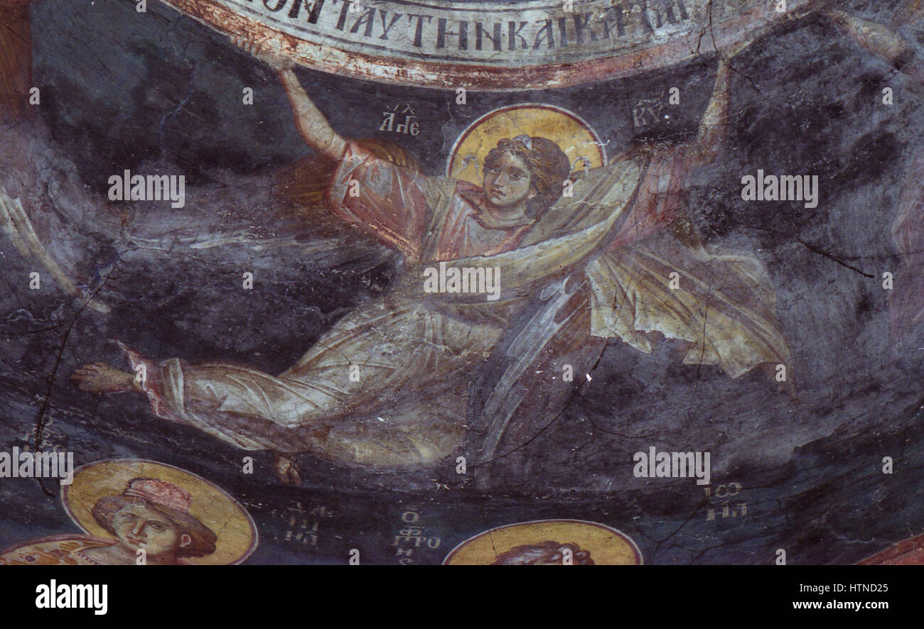 The Church of the Theotokos Peribleptos in Ohrid contains significant ...