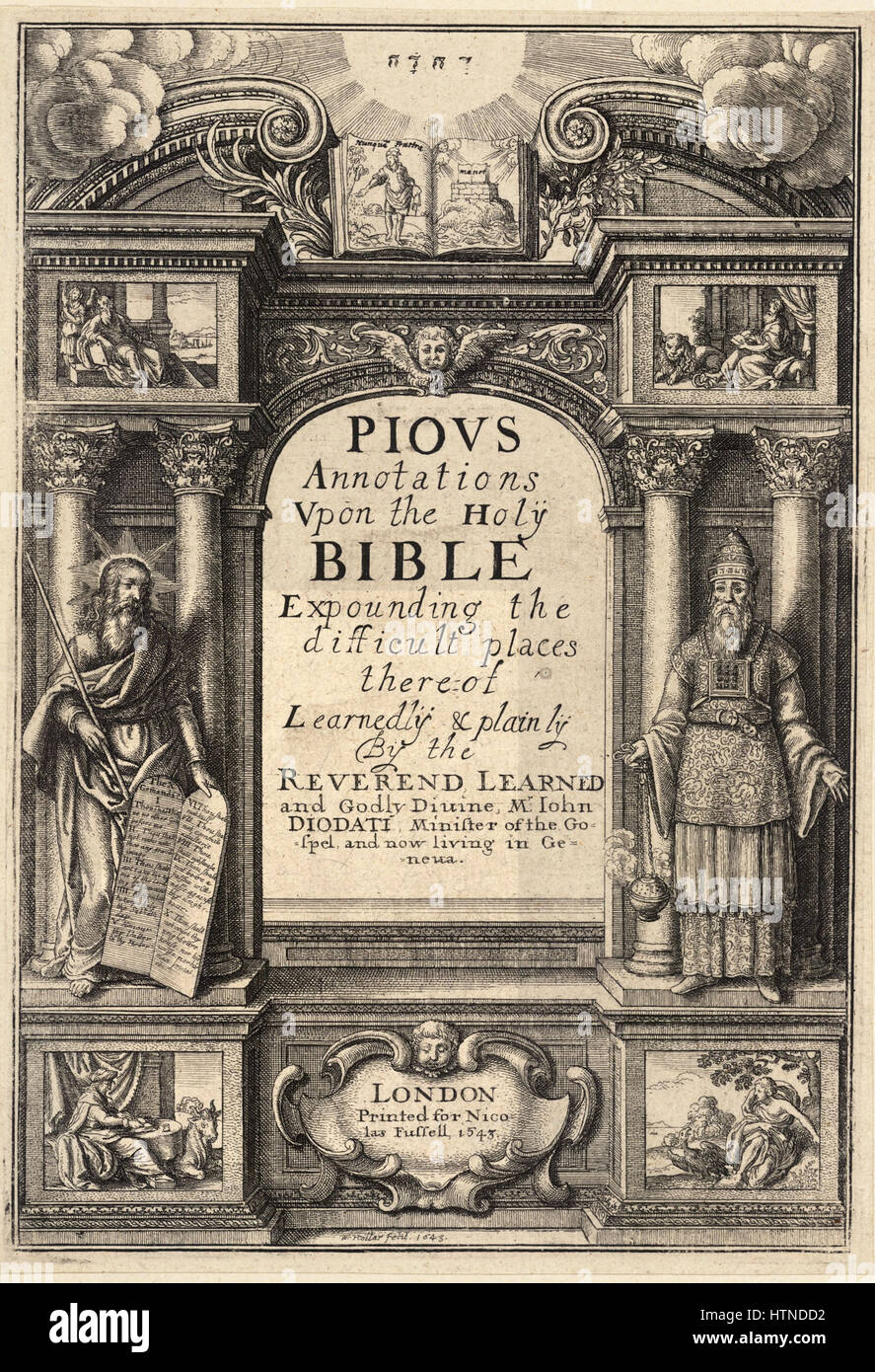 Pious annotations hi-res stock photography and images - Alamy