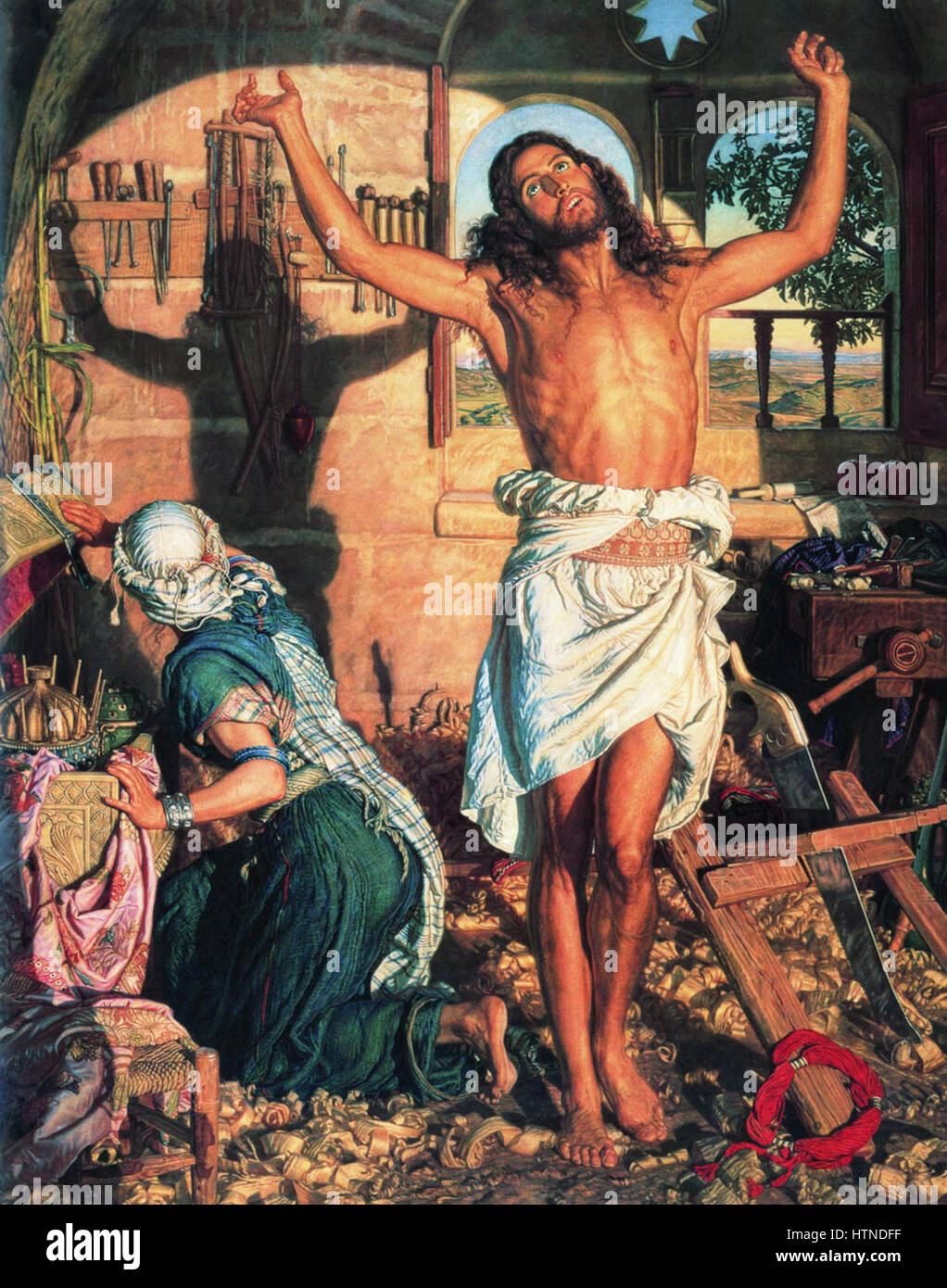 William holman hunt the shadow of death hi-res stock photography and ...