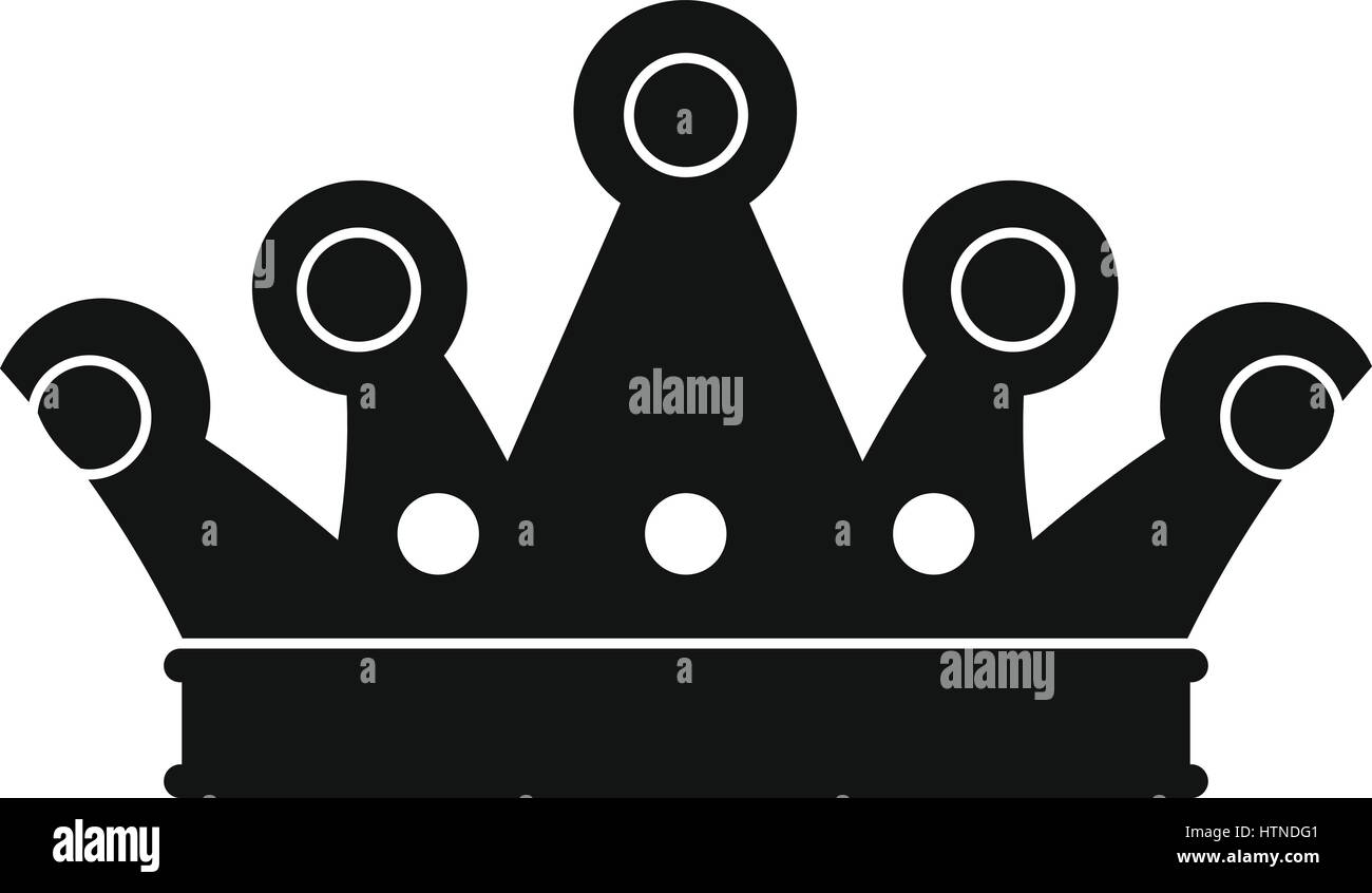 Royal crown icon. Simple illustration of royal crown vector icon for ...