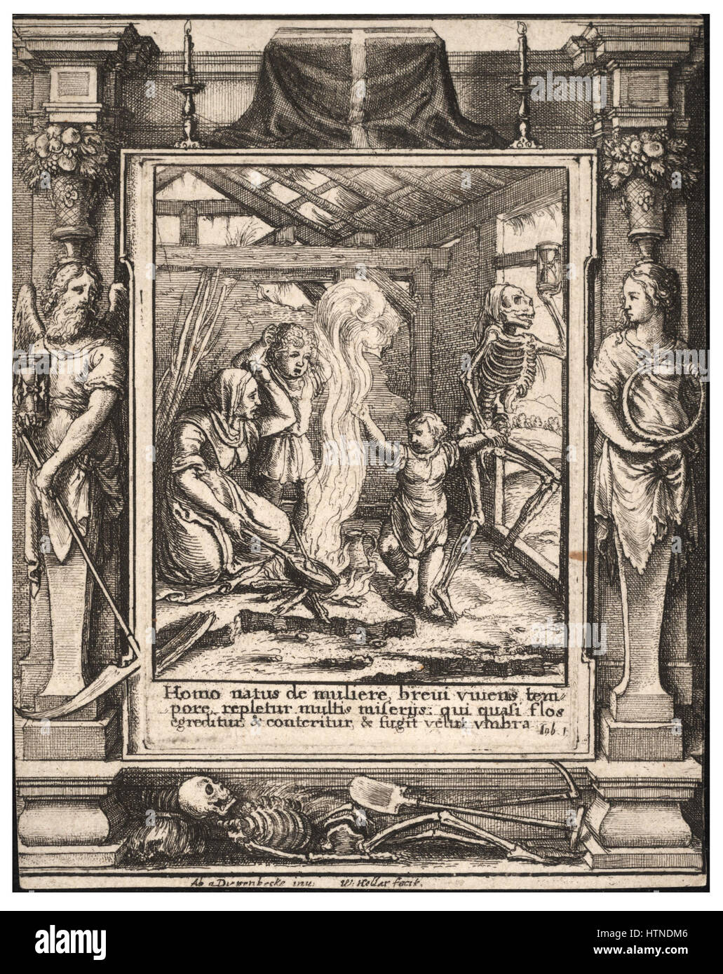 Wenceslas Hollar - Child (State 1 Stock Photo - Alamy