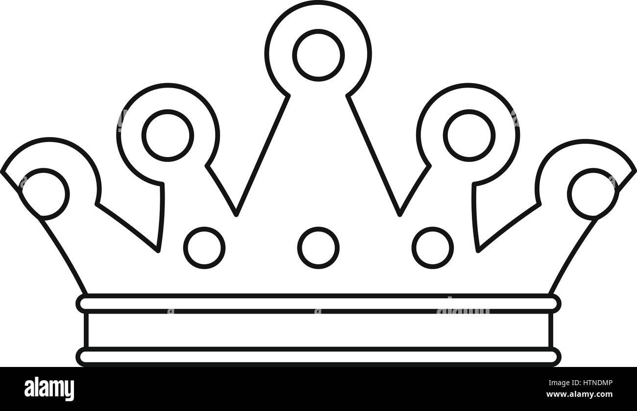 Royal Crown Outline