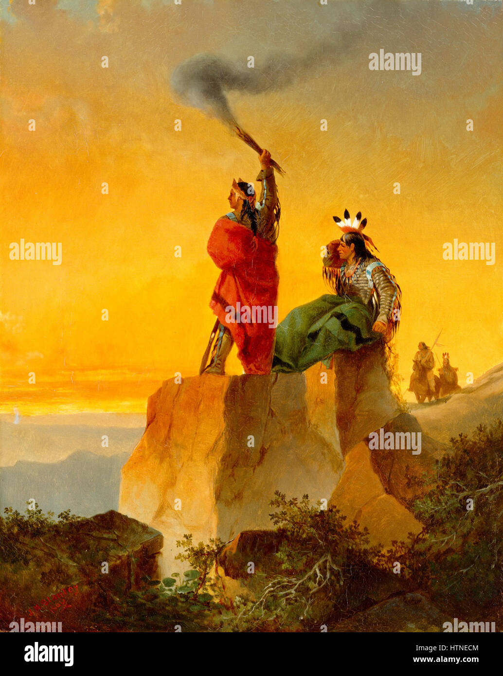 John Mix Stanley’s 'Indian Telegraph' captures a historical moment ...