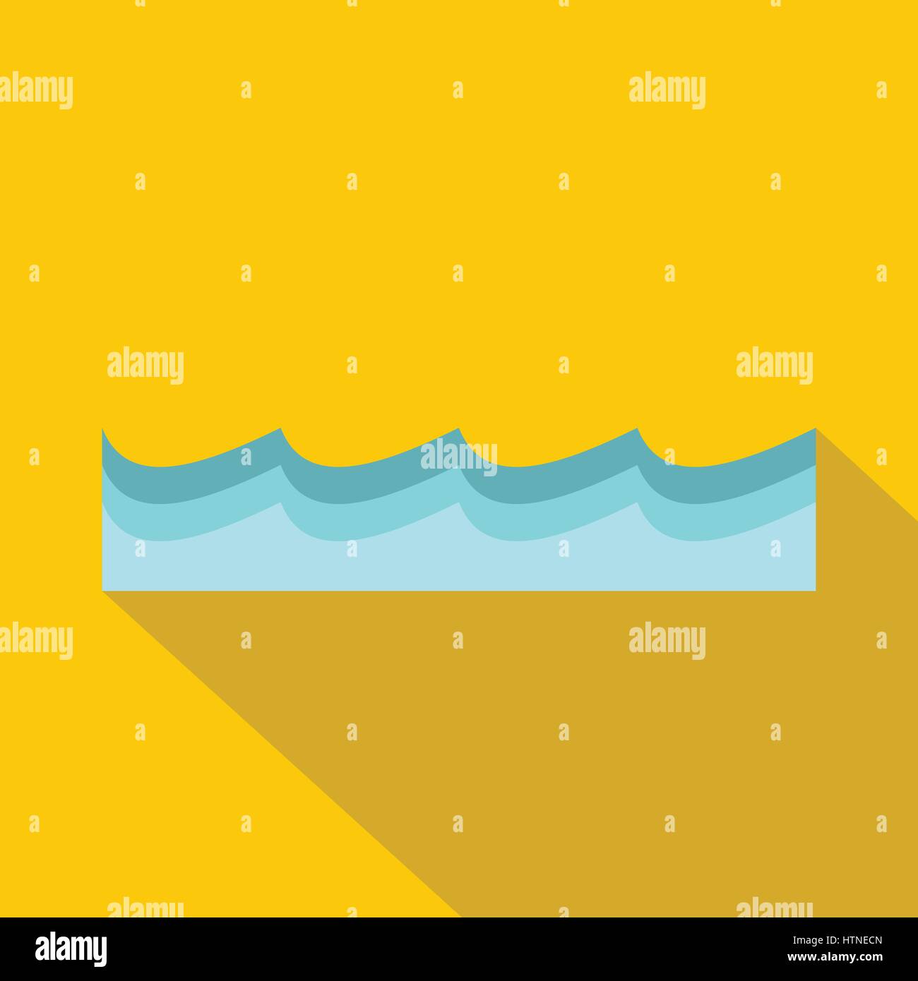 Water icon. Flat illustration of water vector icon for web Stock Vector ...