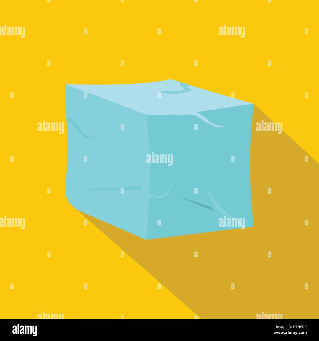 Ice icon. Flat illustration of ice vector icon for web Stock Vector ...