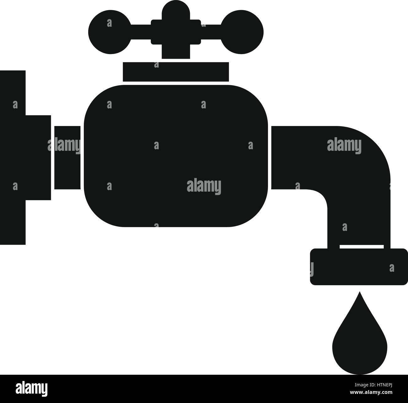 Water tap icon. Simple illustration of water tap vector icon for web ...
