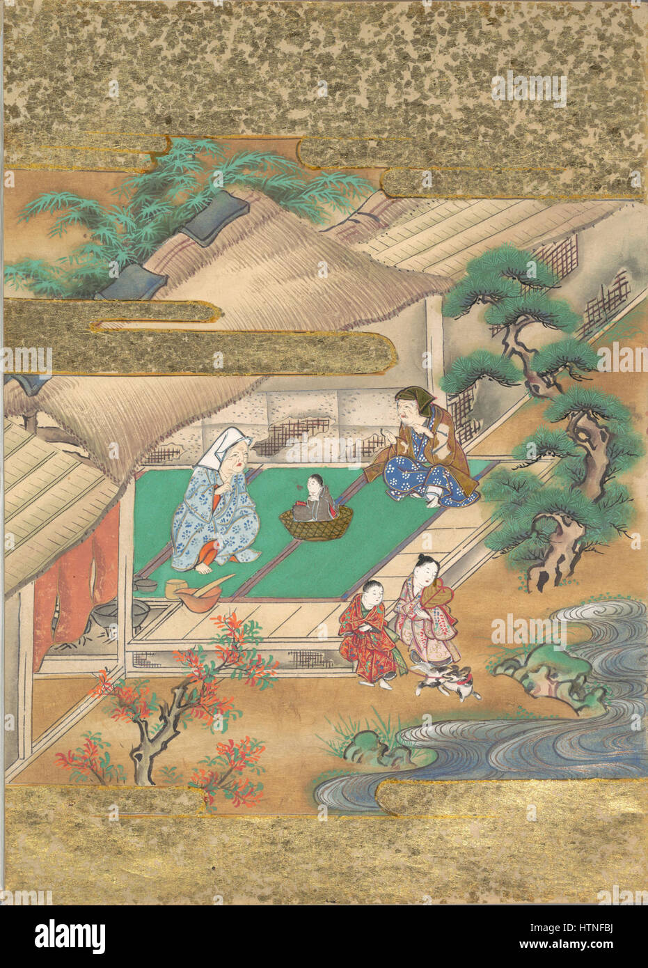 The Tale of the Bamboo Cutter - Discovery of Princess Kaguya Stock ...