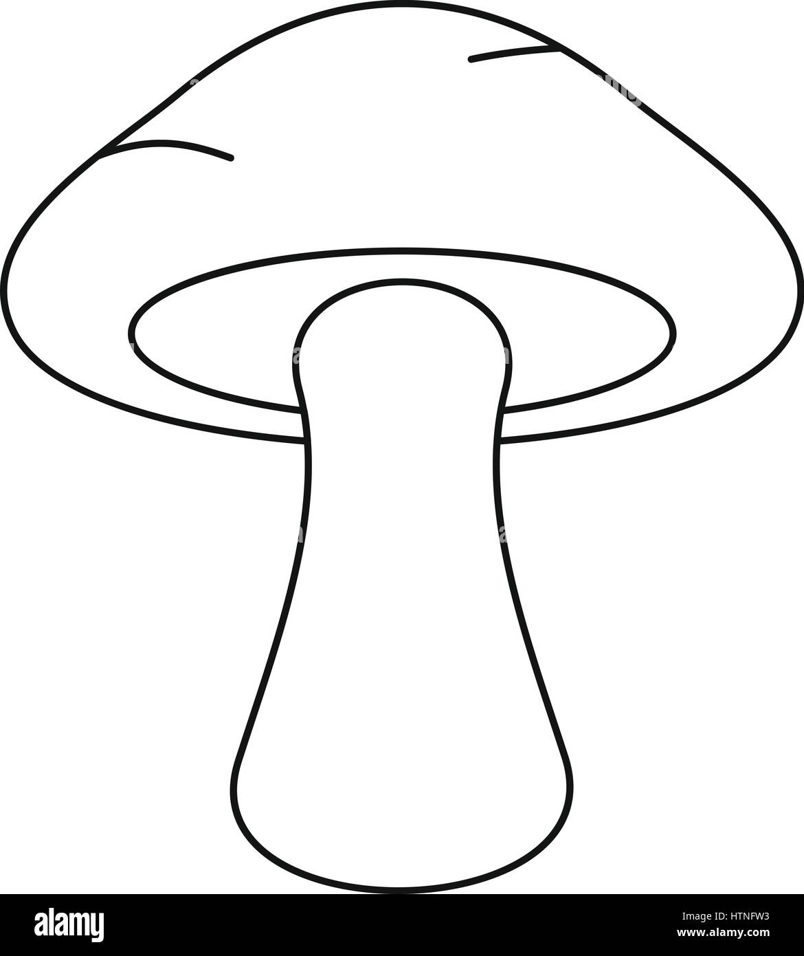 Mushroom Outline