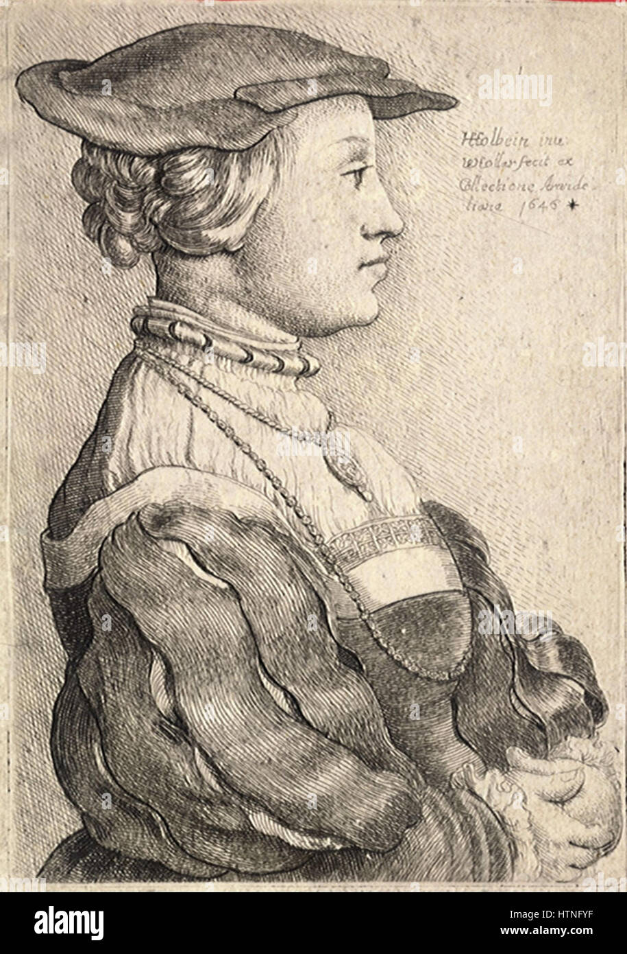 Wenceslas Hollar - Anne of Cleves (.) (State 2 Stock Photo - Alamy