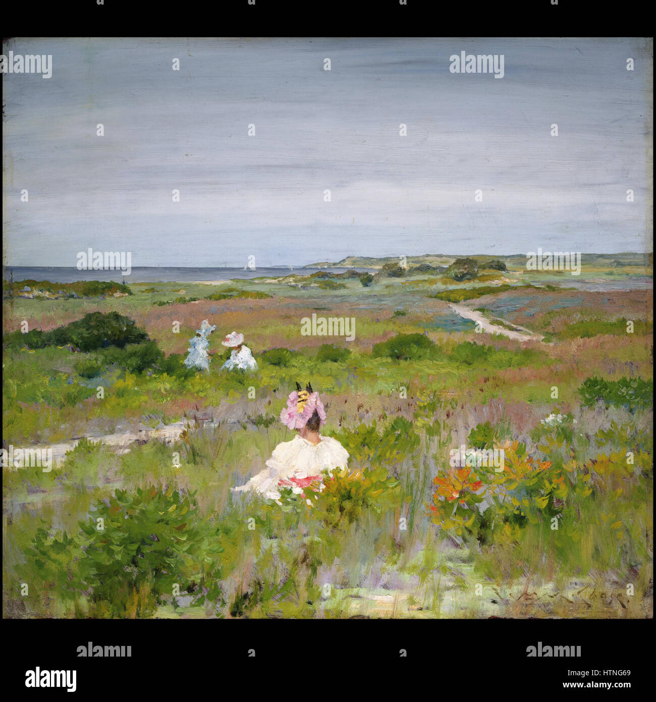 William Merritt Chase - Landscape- Shinnecock, Long Island - Google Art ...