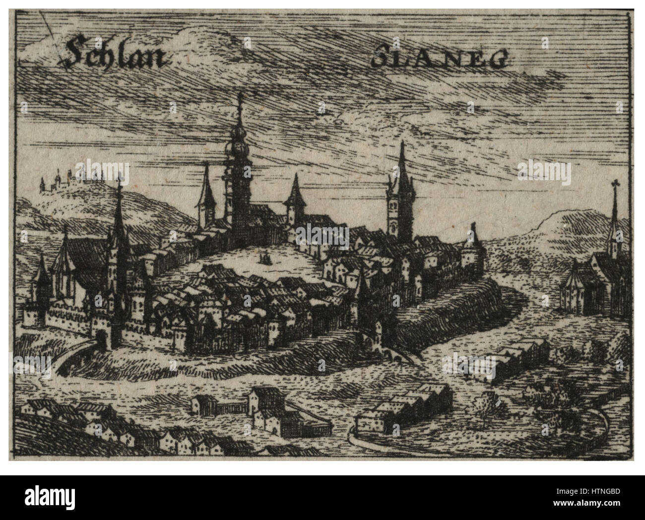 Wenceslas Hollar - Bohemian views 6 Stock Photo - Alamy