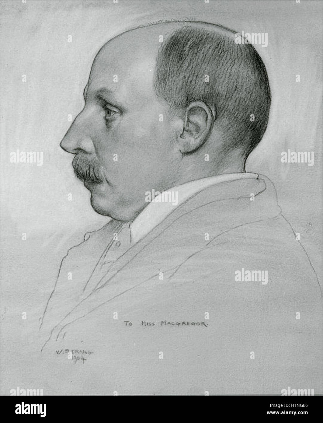 This portrait of William York MacGregor by William Strang, painted in ...