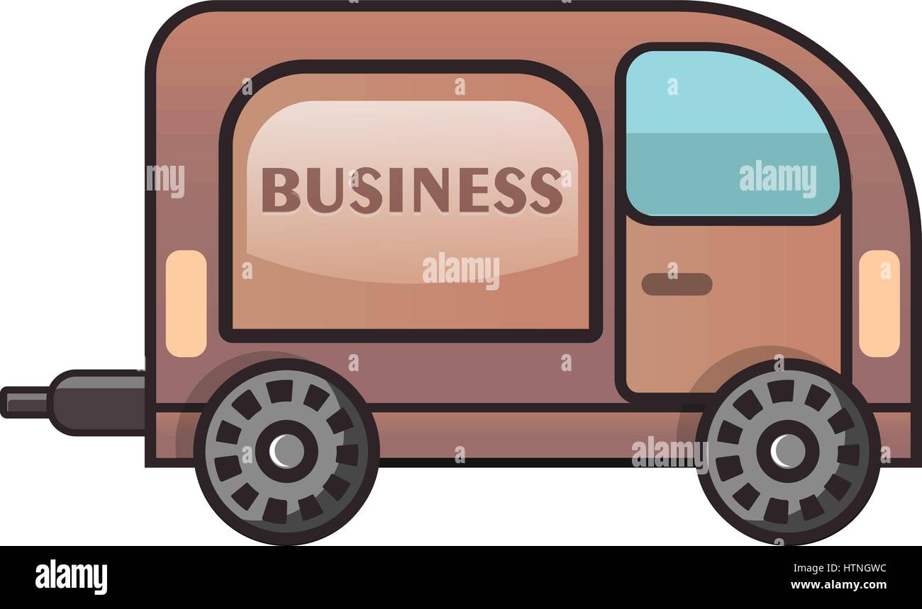 Business car icon. Flat illustration of business car vector icon for ...