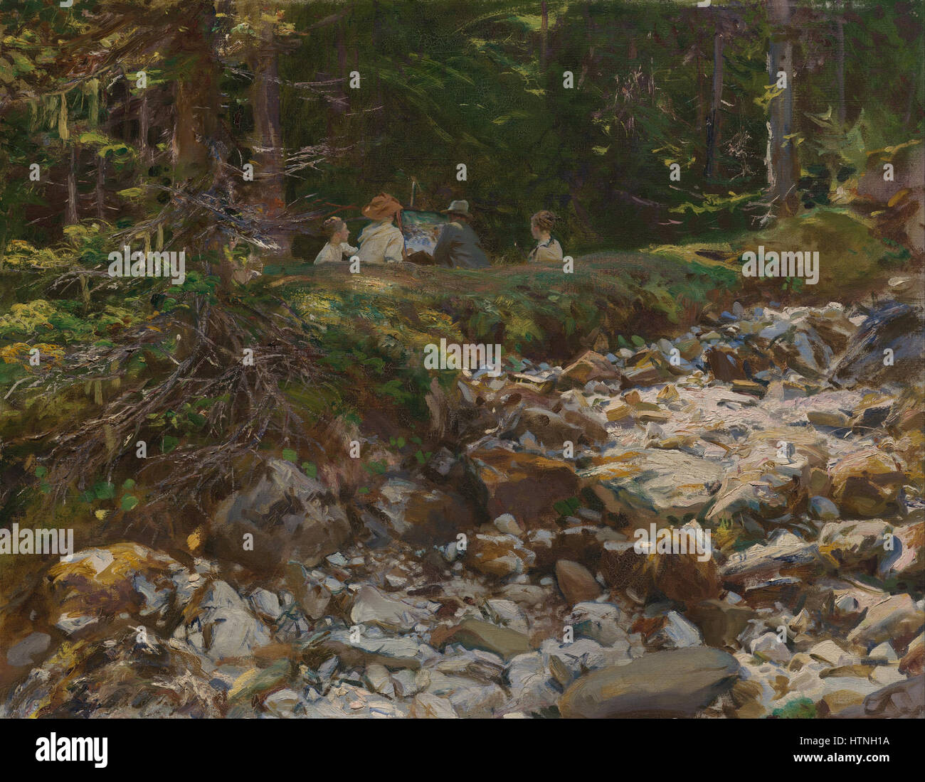 John Singer Sargent - The Master and His Pupils - Google Art Project ...