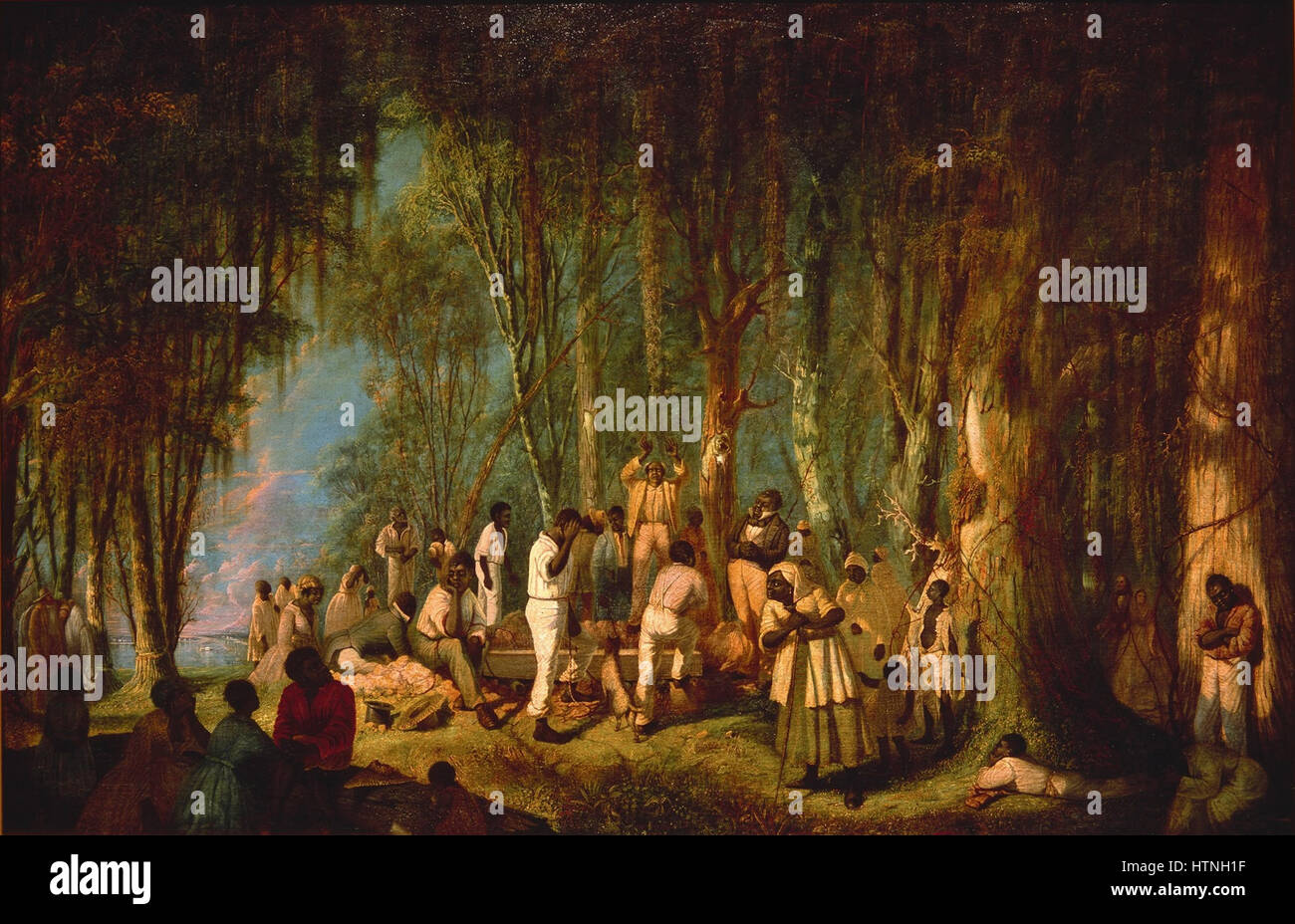 John Antrobus - Plantation Burial Stock Photo - Alamy