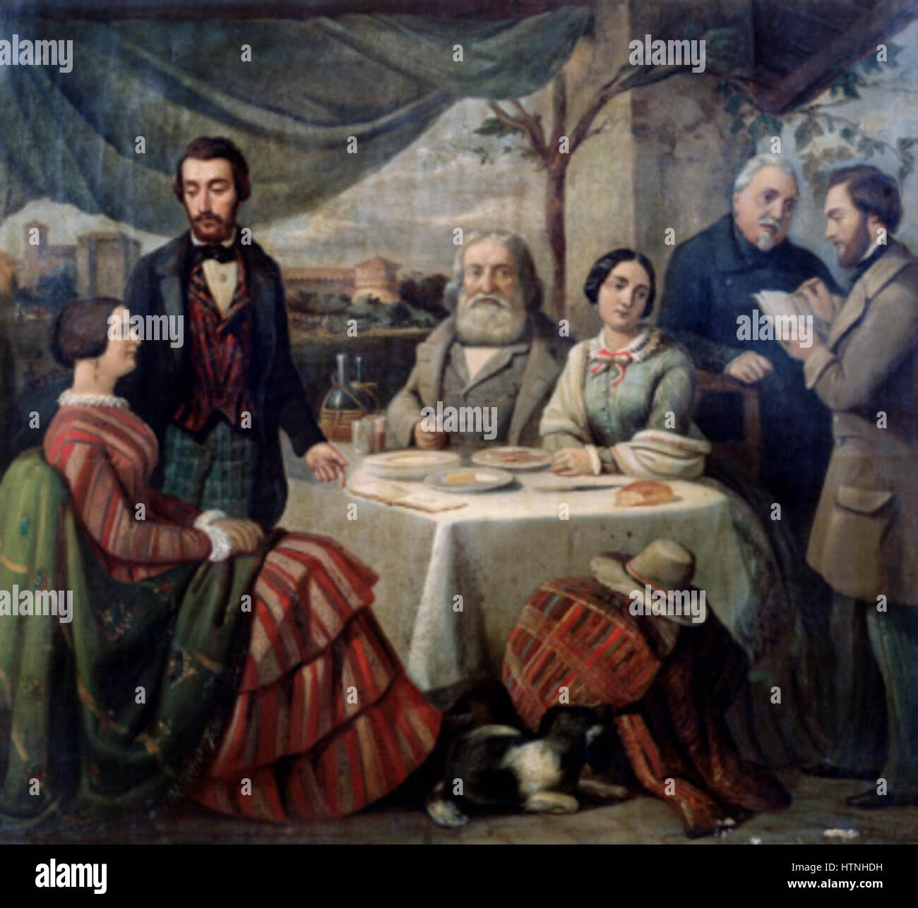 Meeting with Garibaldi by Carlo-Felice Biscarra Stock Photo - Alamy