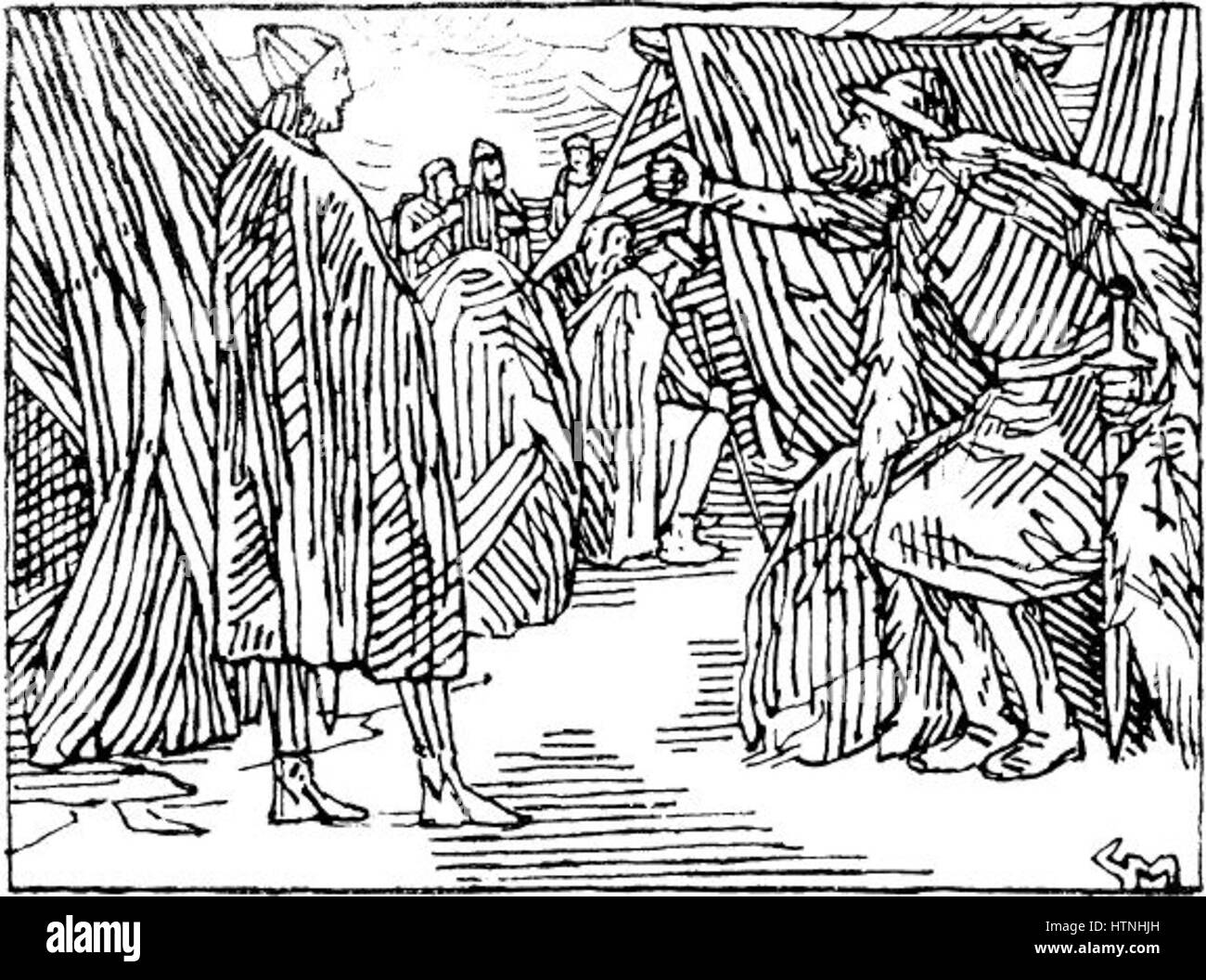 The saga of Saint Olaf (Olav den Hellige) is a historical text ...