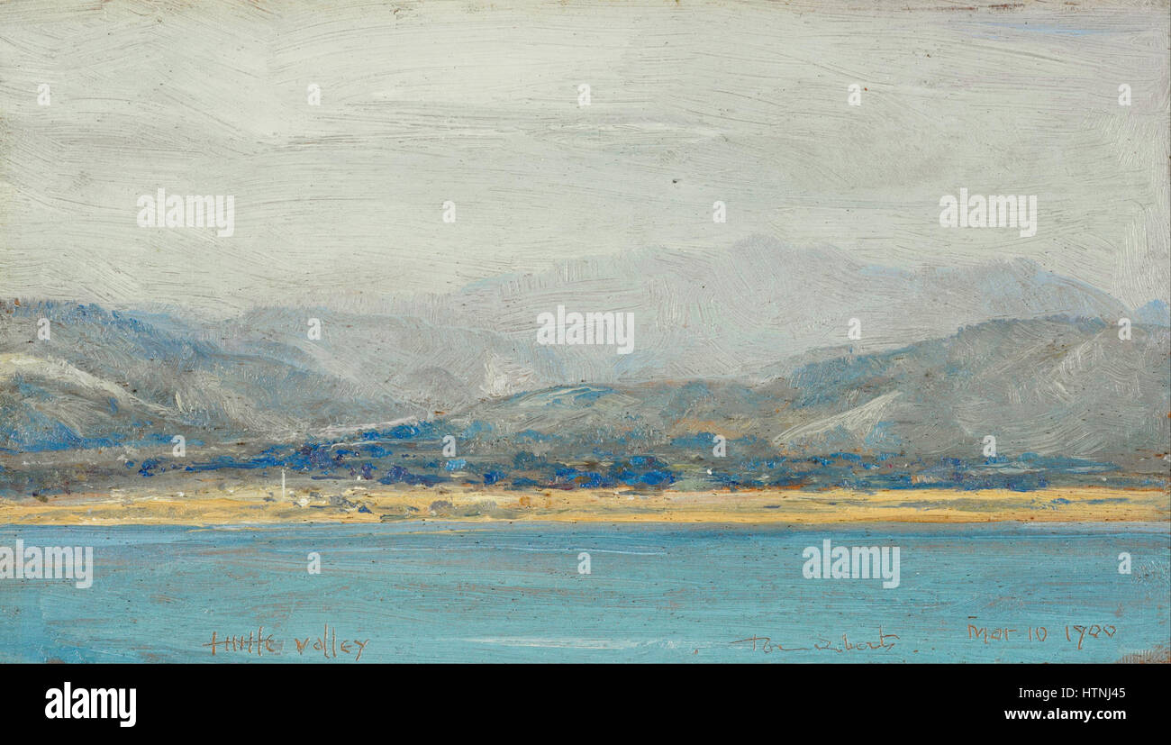 'Hutt Valley' by Tom Roberts is a landscape painting showcasing the ...