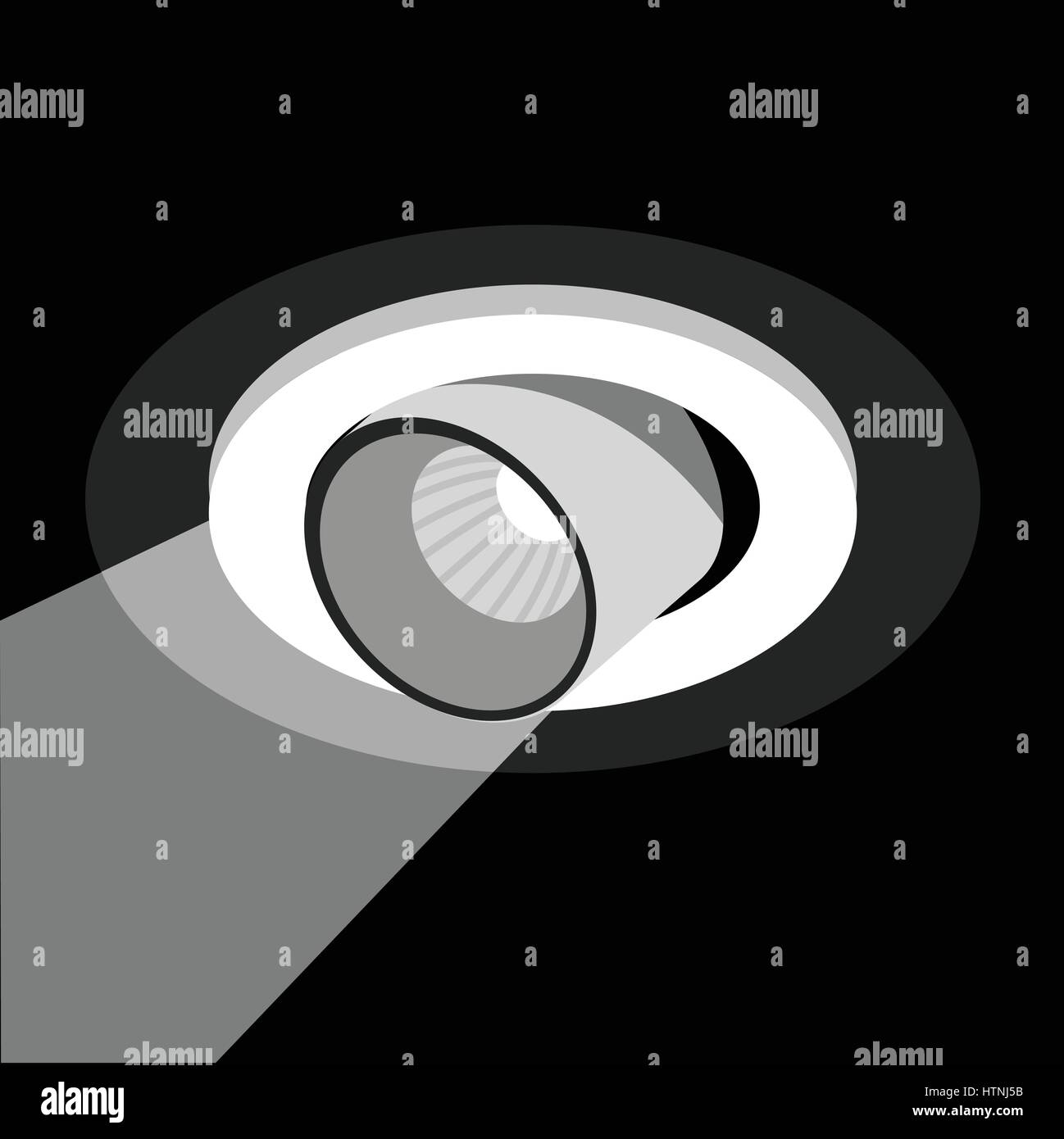 Spotlight icon. Flat illustration of spotlight vector icon for web ...