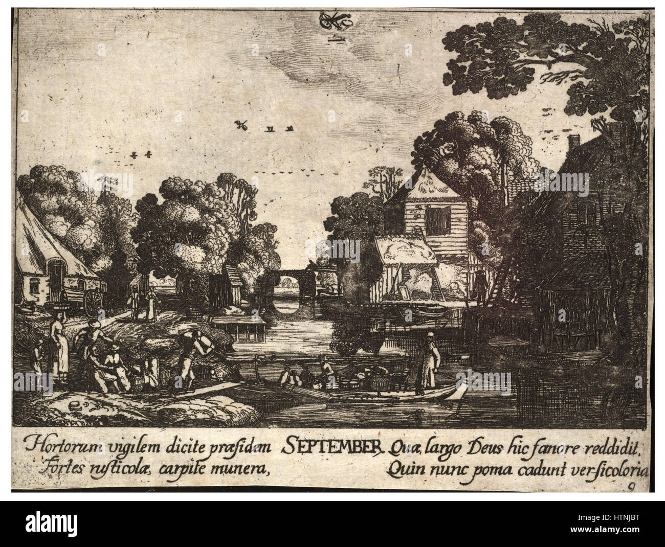 Wenceslas Hollar - September Stock Photo - Alamy