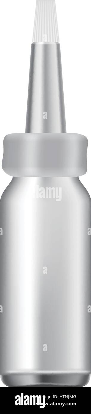 Nasal drops icon. Realistic illustration of nasal drops vector icon for ...