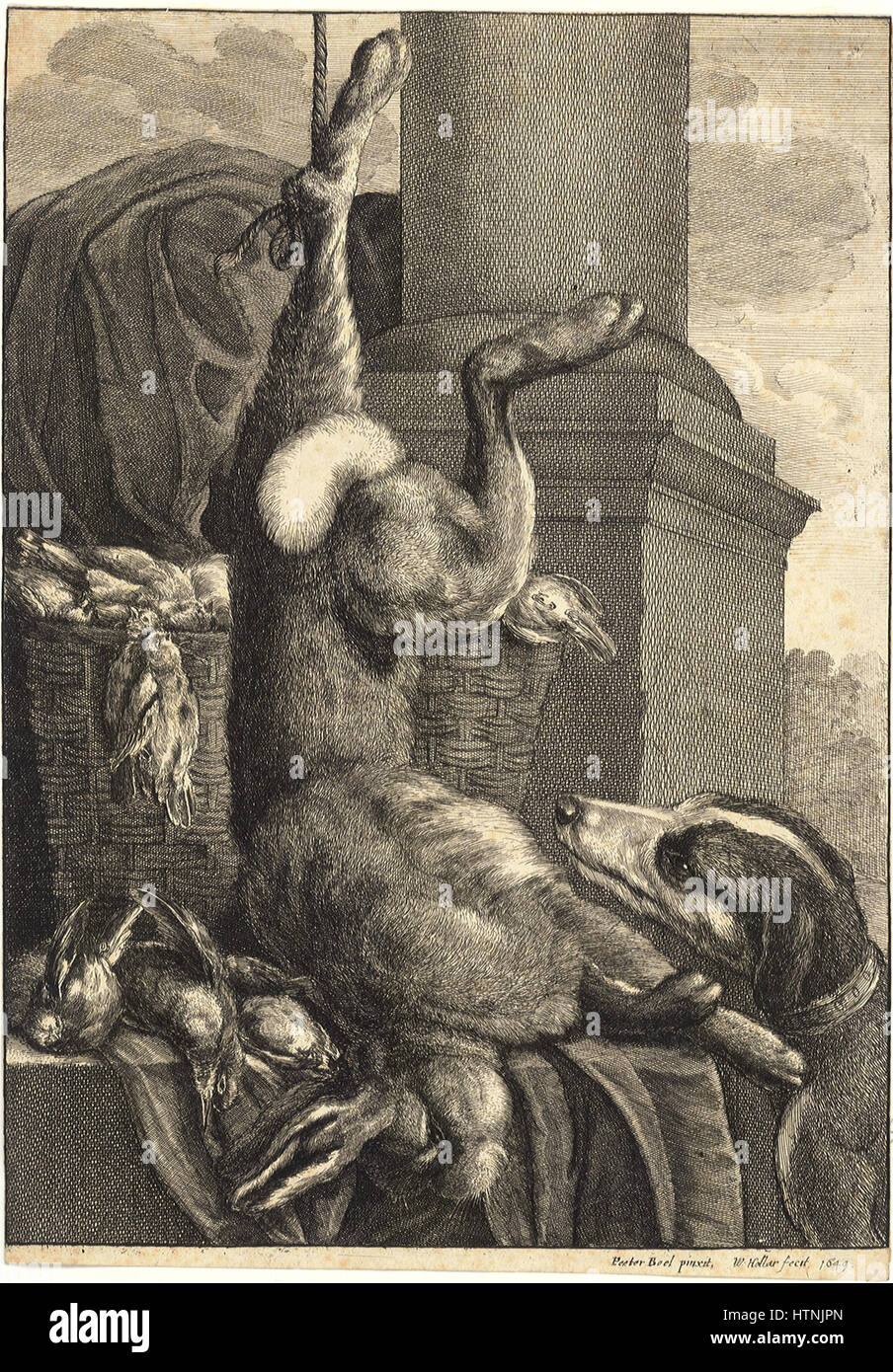 Wenceslas Hollar's 'The Dead Hare' (State 1) is an etching that ...