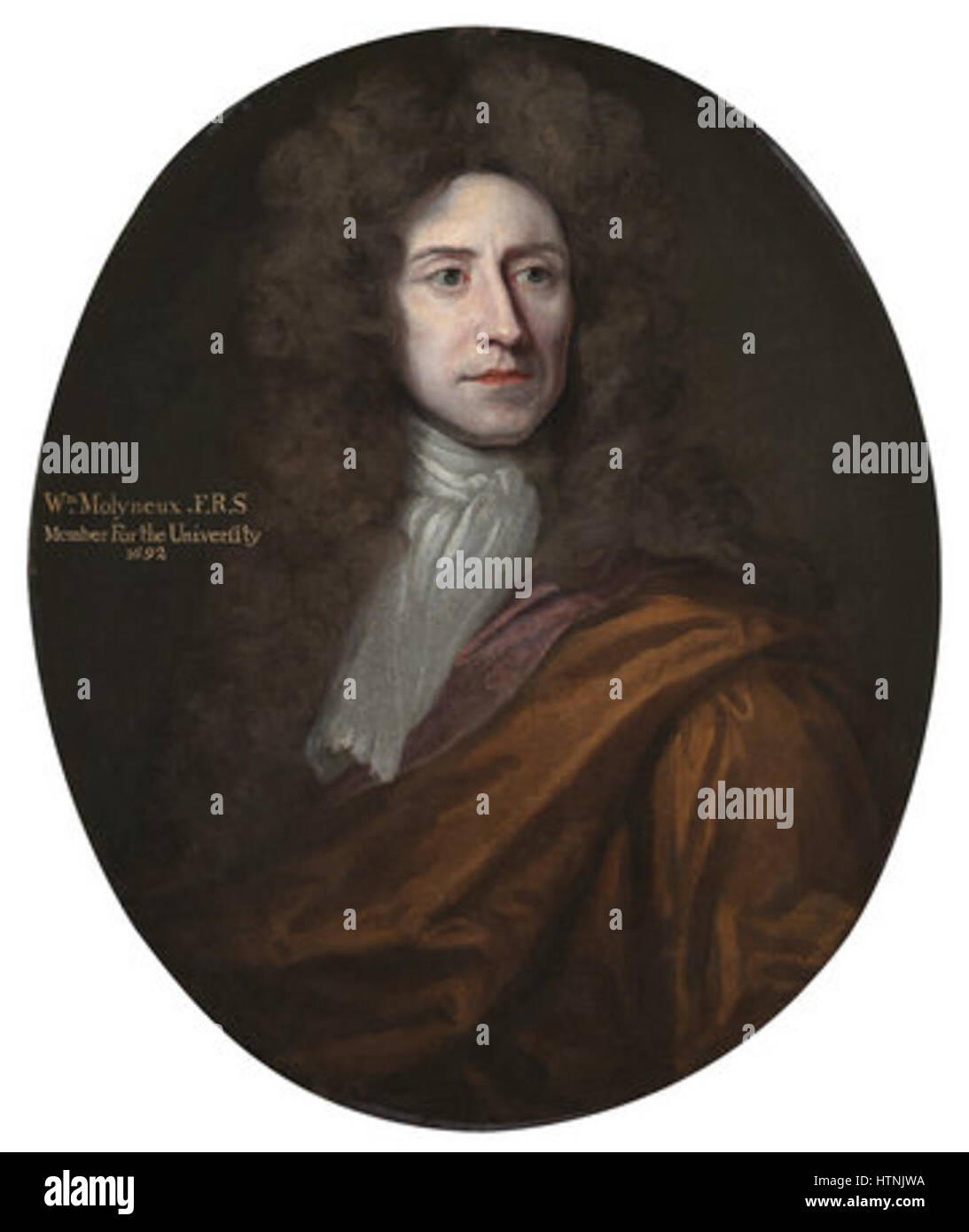 William Molyneux, an 18th-century philosopher, is depicted in a ...