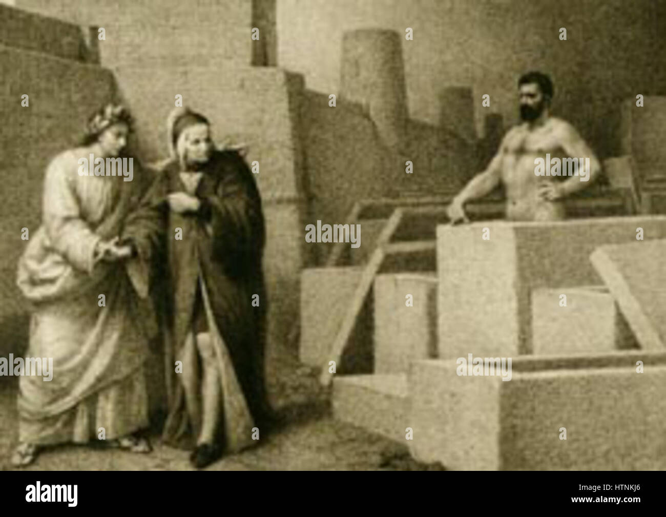 Francesco Scaramuzza’s 1859 painting 'Farinata degli Uberti' depicts ...