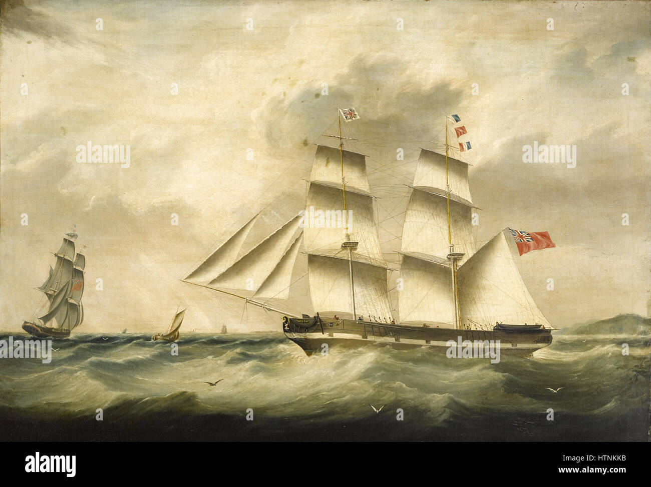 Full rigged ship hi-res stock photography and images - Alamy