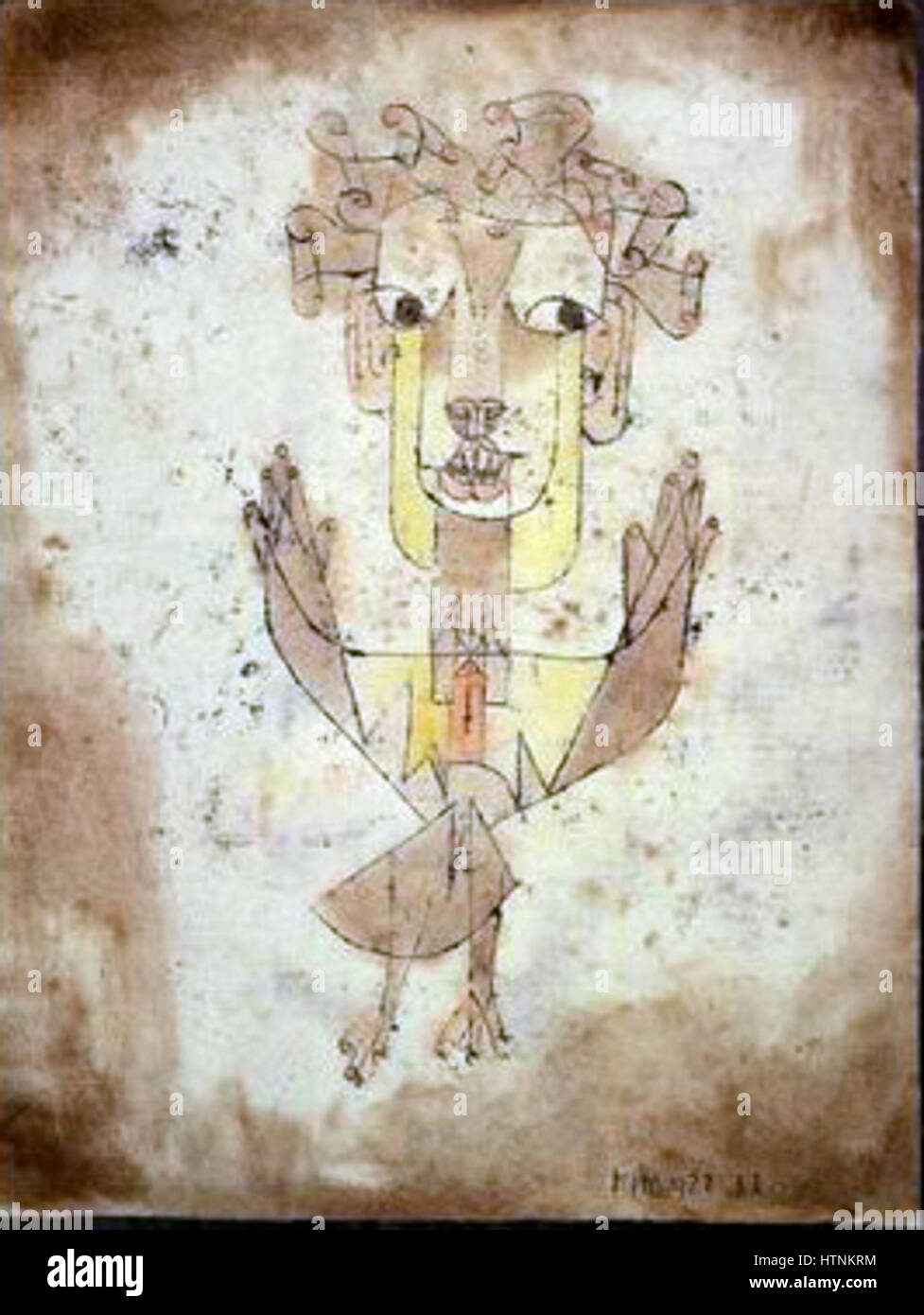 Klee, Angelus novus Stock Photo - Alamy