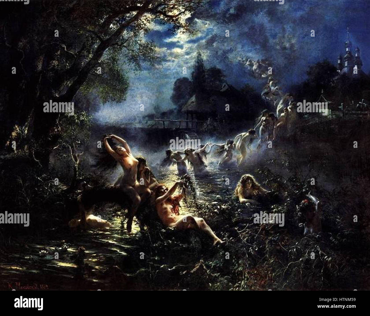 Makovsky’s 'Mermaid' portrays a mysterious underwater scene, blending ...