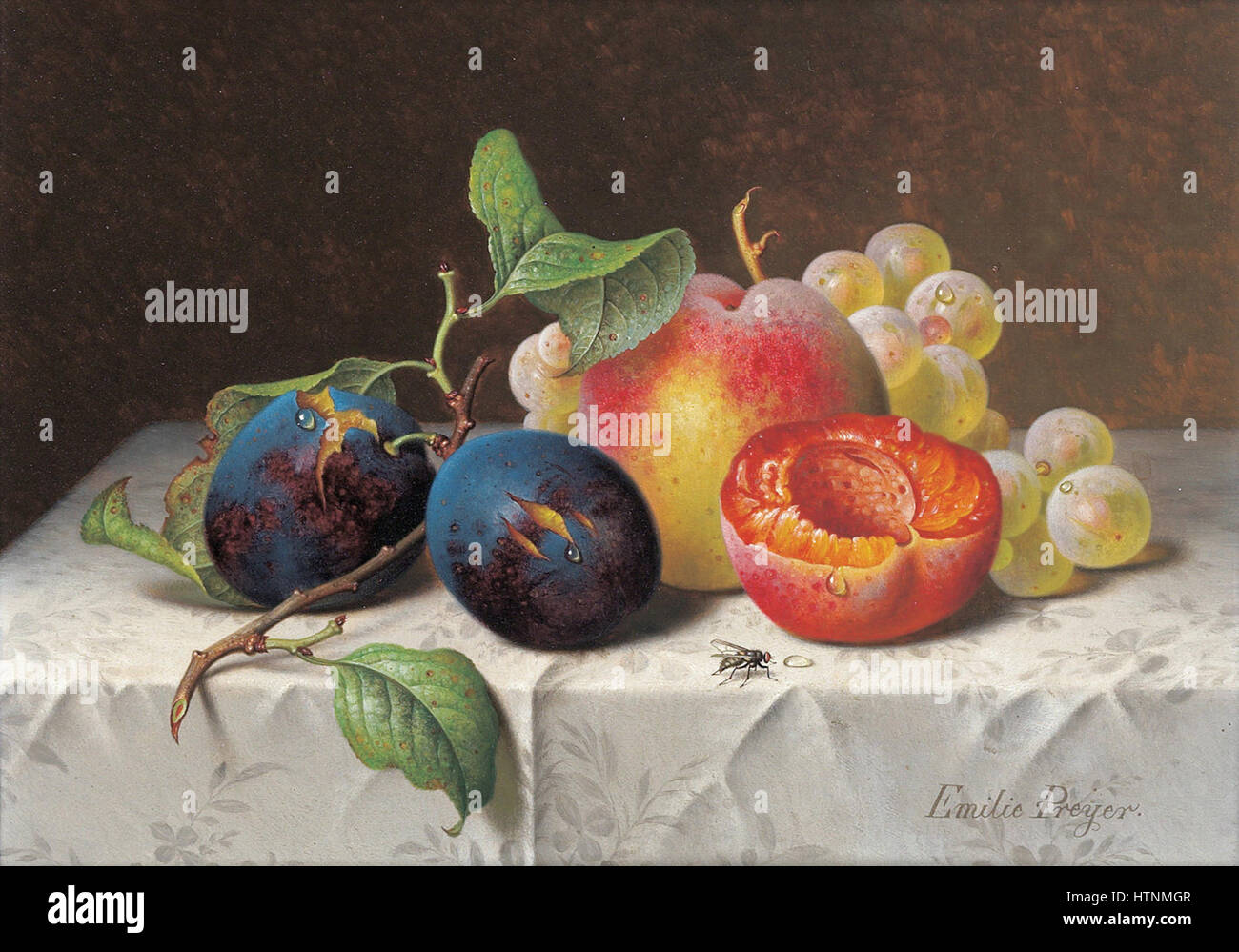 Preyer, Emilie - Still Life of Fruit Stock Photo - Alamy