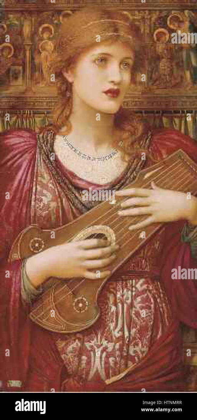 'ThyMusic' by Strudwick presents a serene scene focused on musical ...